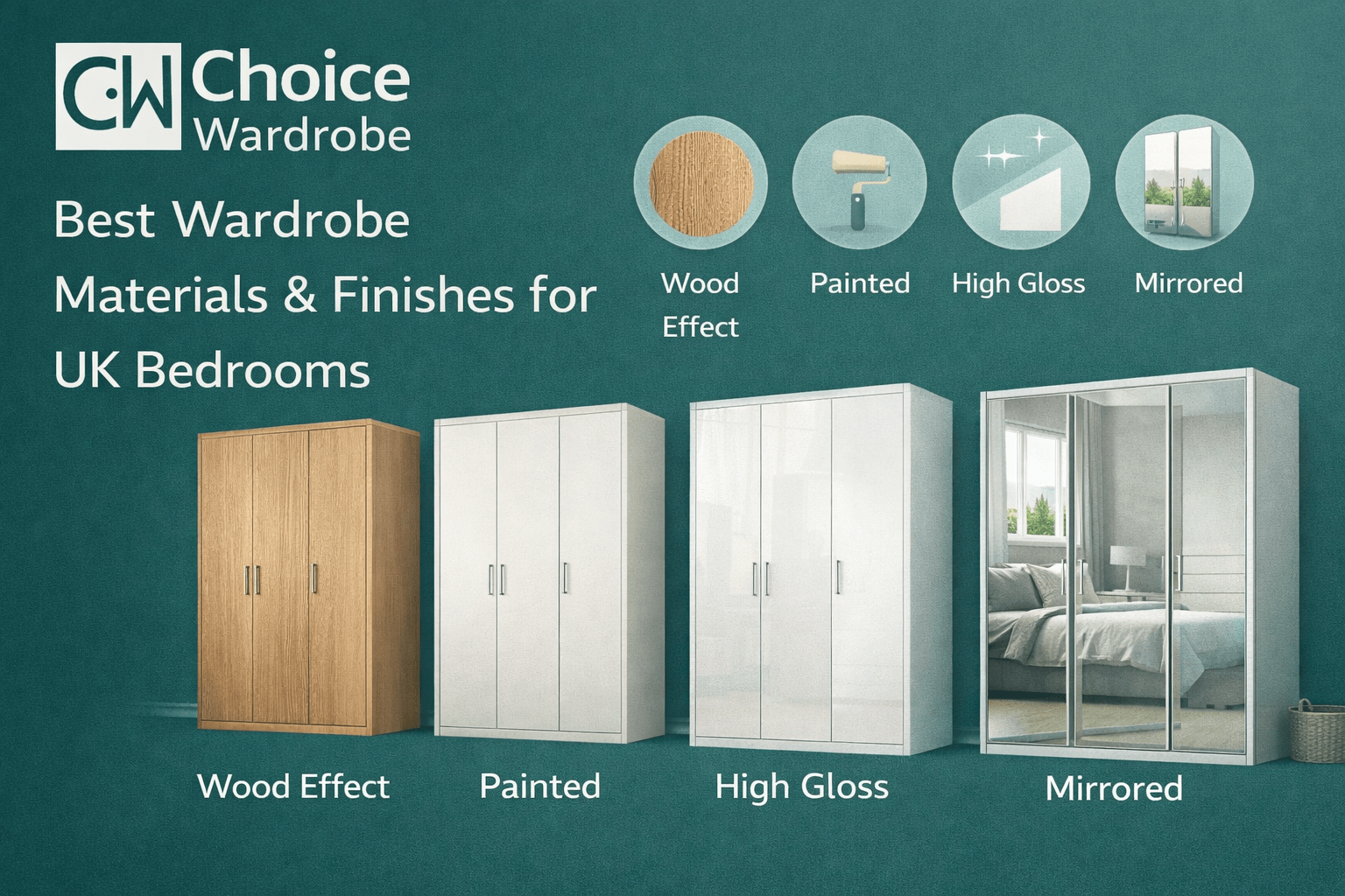 Best Wardrobe Materials & Finishes for UK Bedrooms – CHOICEWARDROBE